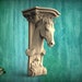 Corbel Mermaid of Wood, Unpainted, Decorative Carved Wooden Corbel, 1pc ...