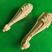 Pair of Beautiful Carved Legs, Set 2pc, Classic Style Legs, Baroque ...