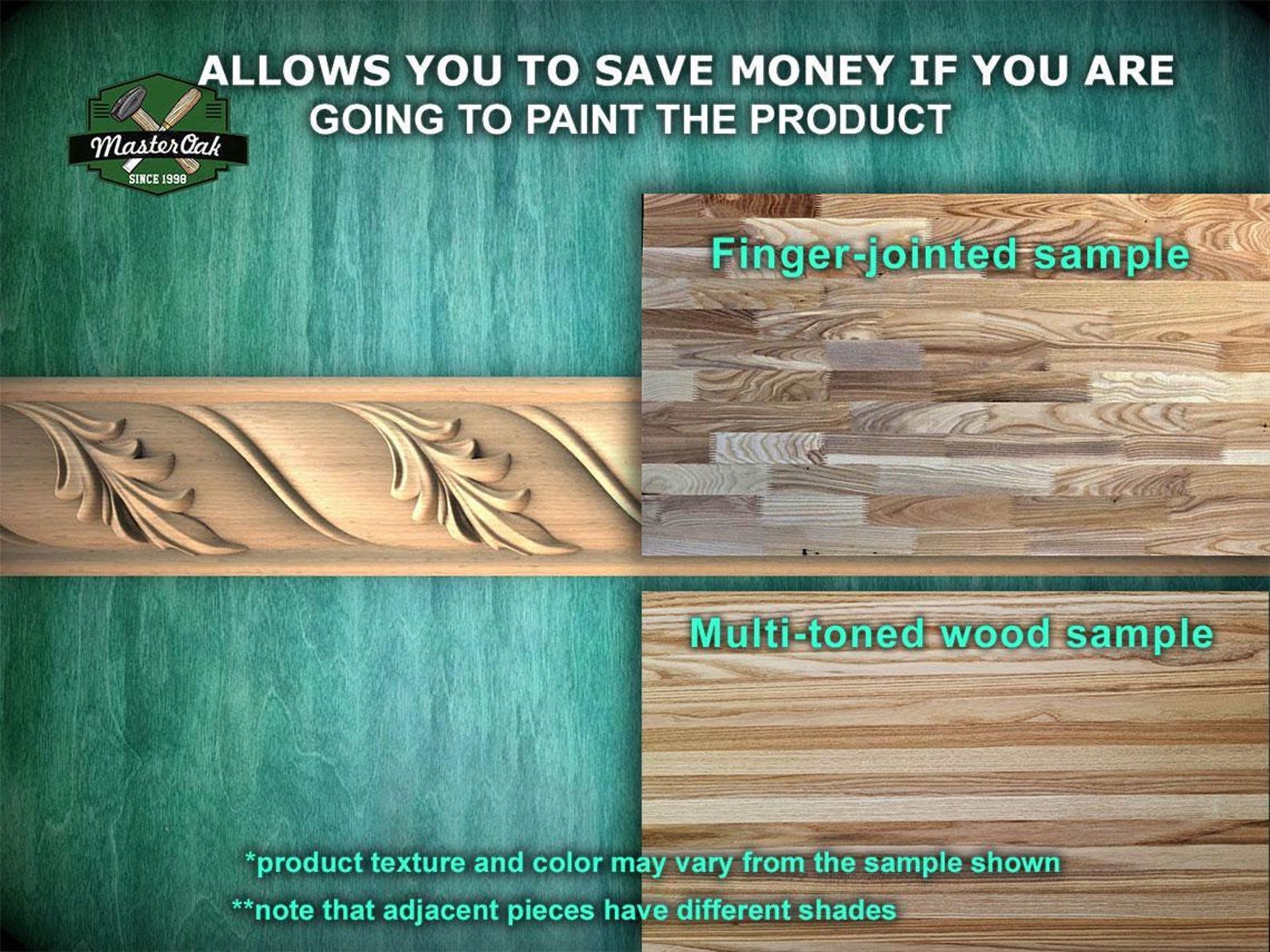 Olive Leaf Wood Molding - Symbol of Peace and Triumph, 40" , 1 Pc ...