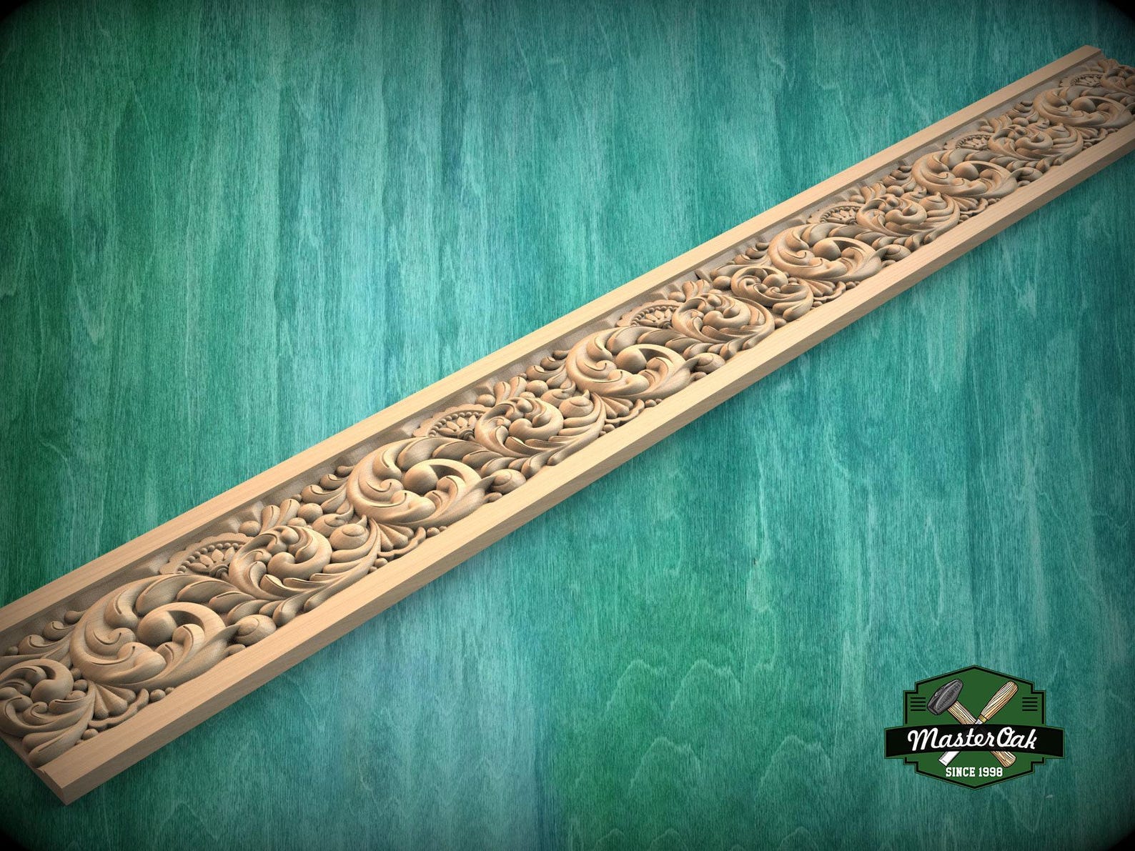Decorative Moulding: Floral Elements in Classic Design, 40" Decorative ...