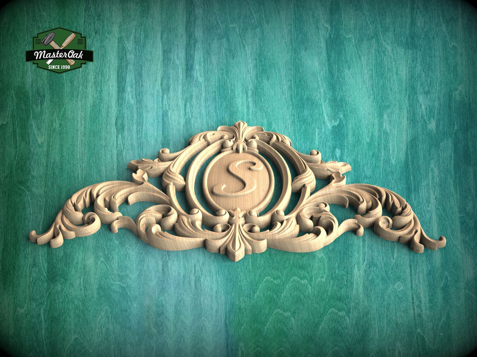 Personalized Carved Wood Appliques, Unpainted, Millwork Furniture ...