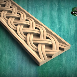 Elegant Celtic Double Weave Wood Moulding – Timeless Inspiration and ...