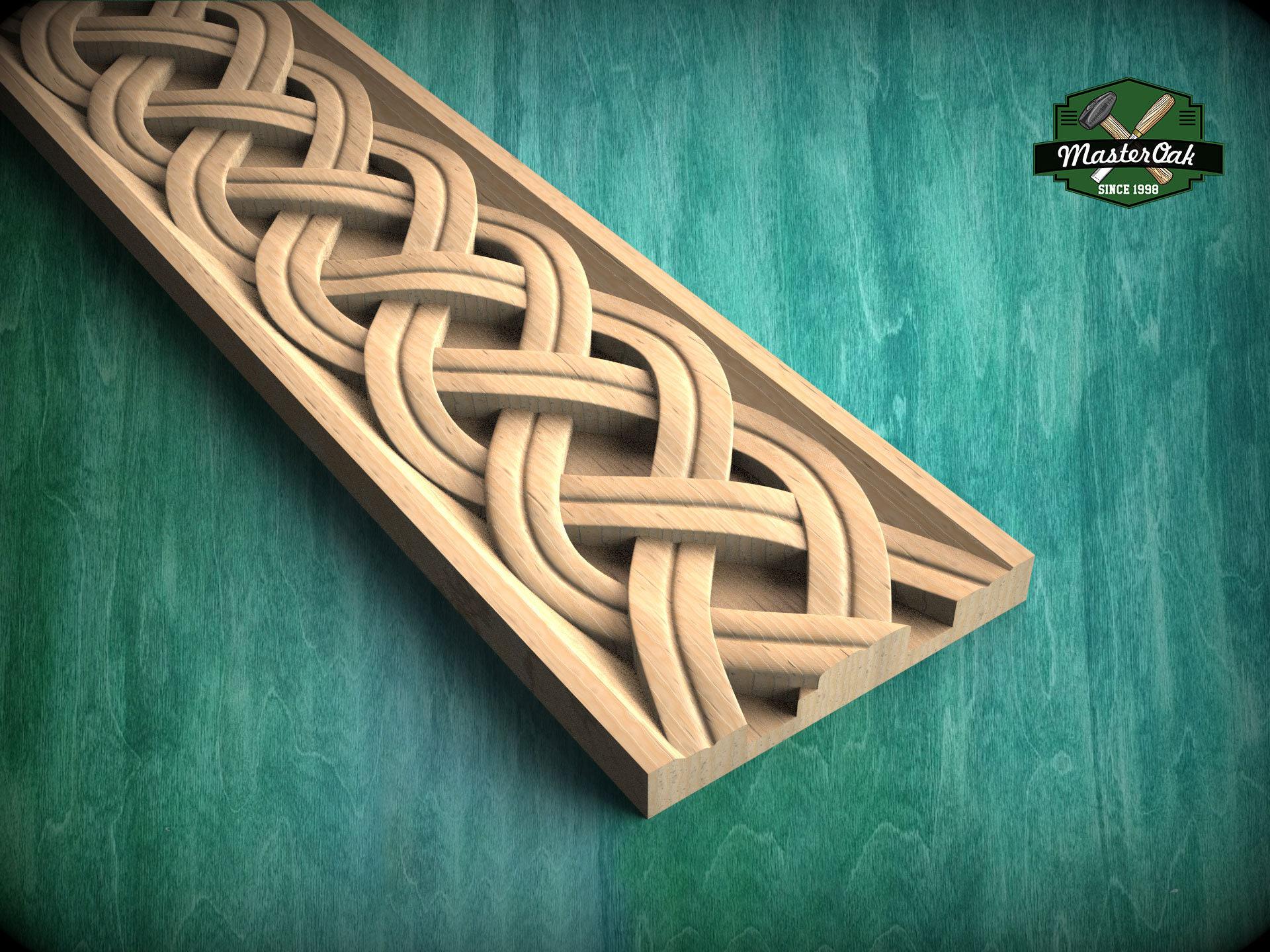 Elegant Celtic Double Weave Wood Moulding – Timeless Inspiration and ...