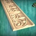 Elegant Fleur Motif: Carved Wood Molding Trim, 40 Decorative Wooden ...