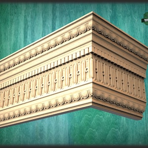 Pelmet of Wood, Baroque Pelmet, Antique Classic Carved Curtain Rod of ...