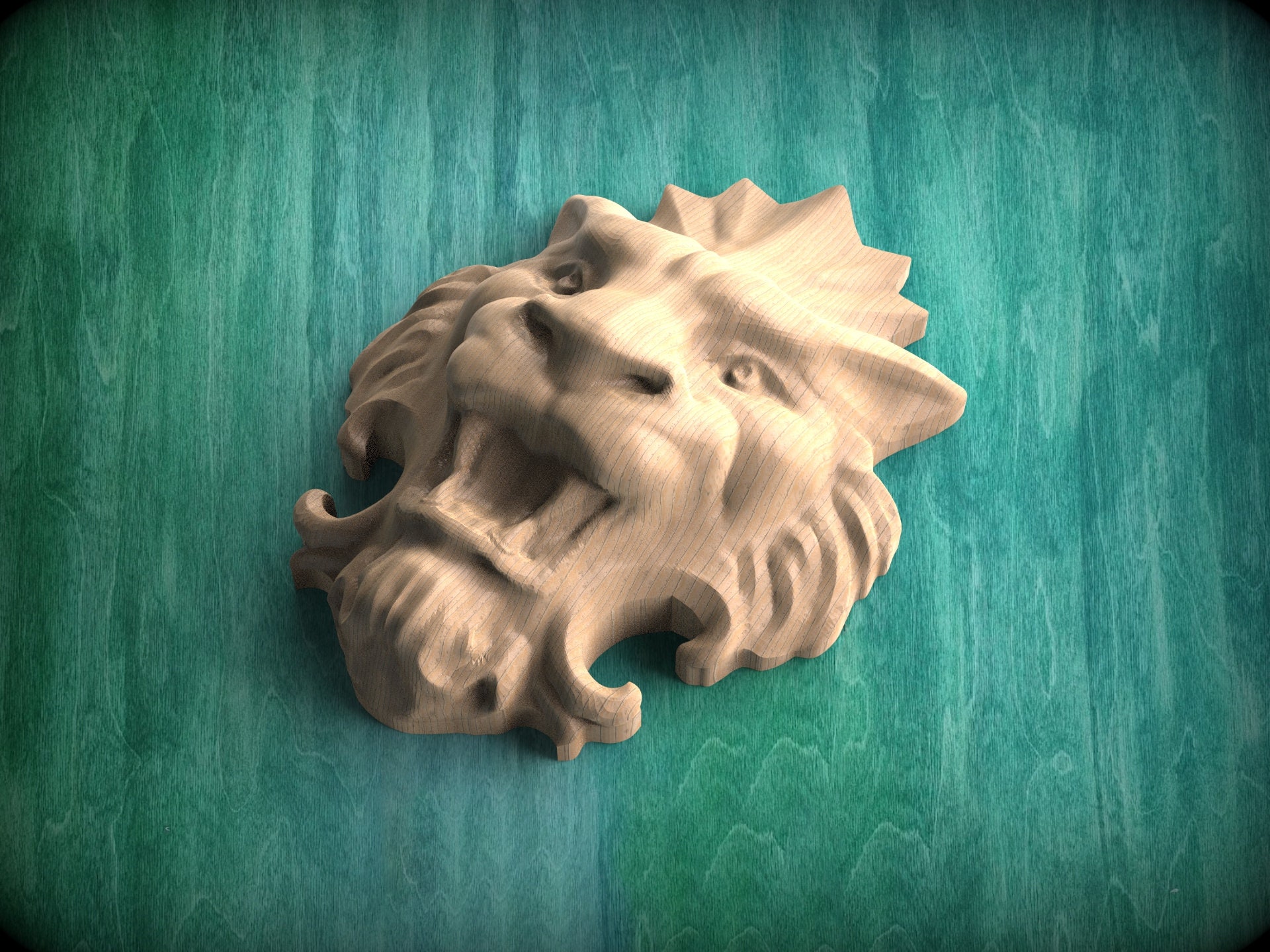 Gothic Lion Mask Carved Lion Head Unpainted 1pc Applique - Etsy