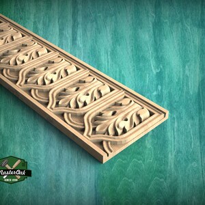 Gothic Flipping Moulding - Medieval Pattern, 40", 1 Pc, Unpainted ...
