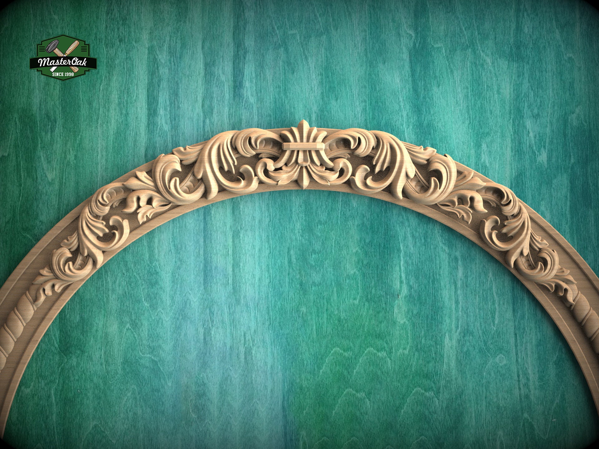 Carved Wood Arch Acanthus Leaf 1pc Home Wall - Etsy