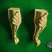 Pair of Beautiful Carved Legs, Set 2pc, Classic Style Legs, Baroque ...