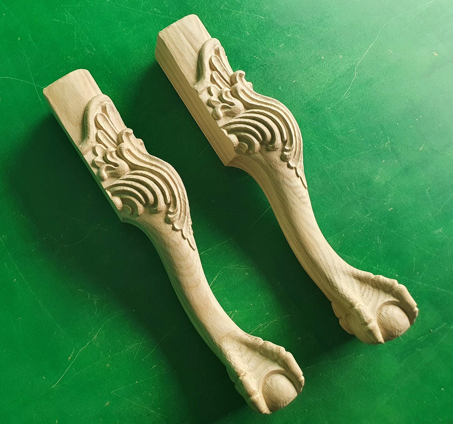 Legs With Eagle's Claws, Set 2pc, Classic Style Legs, Baroque Legs ...