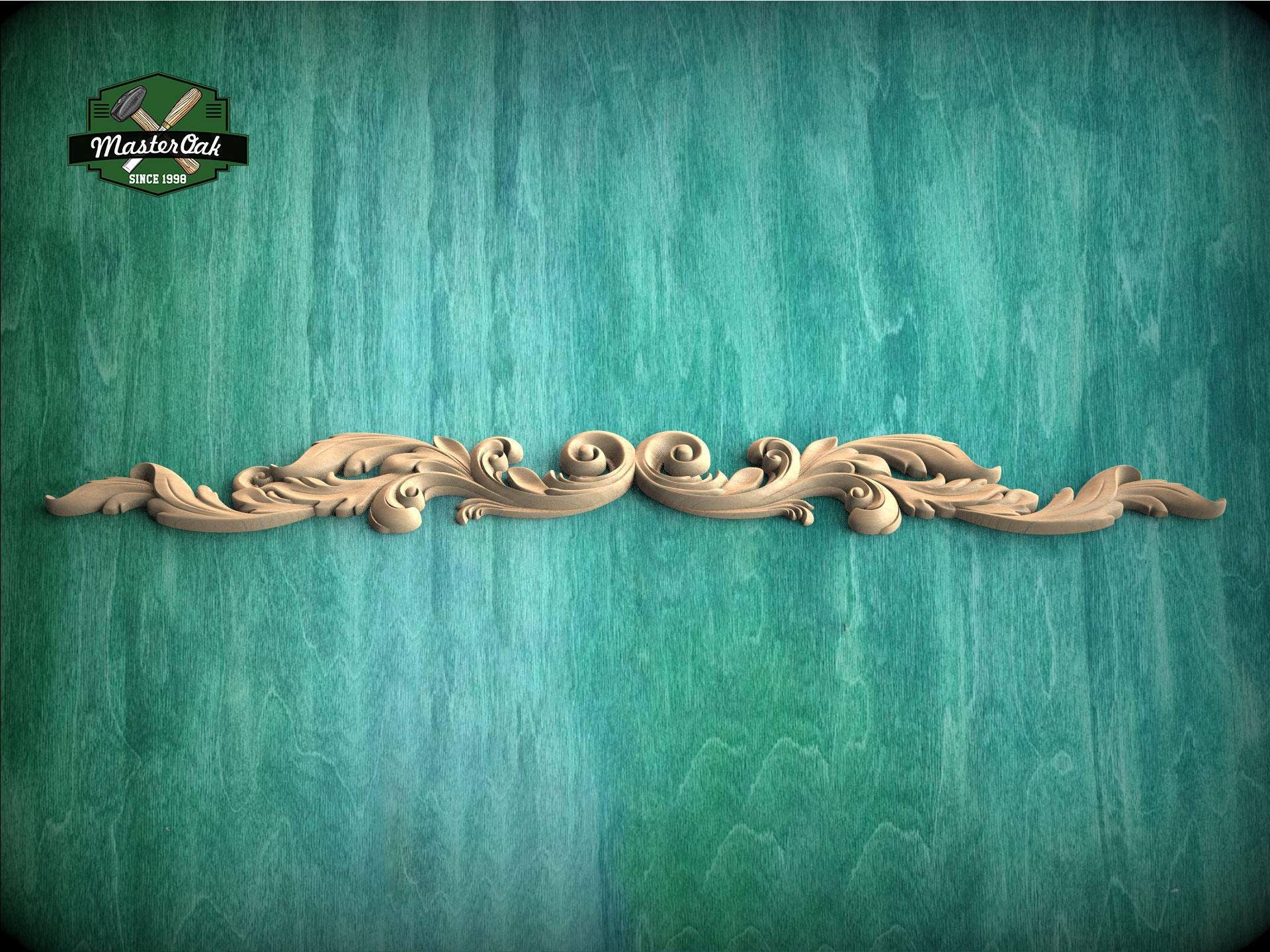 Symmetrical Scroll Crest With Acanthus Flourish - Etsy