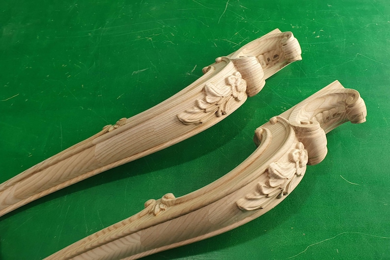 Beautiful Carved Cabriole Legs 29.5 Inch Set of 2pc for the - Etsy