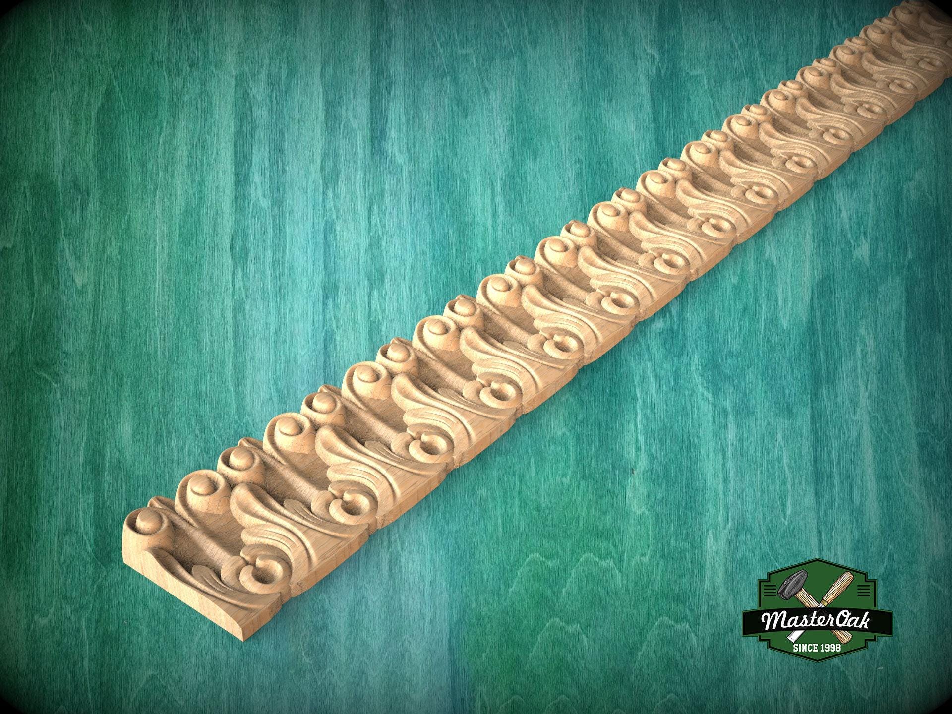 Renaissance Scroll and Acanthus Molding - Artisanal Architectural Trim ...