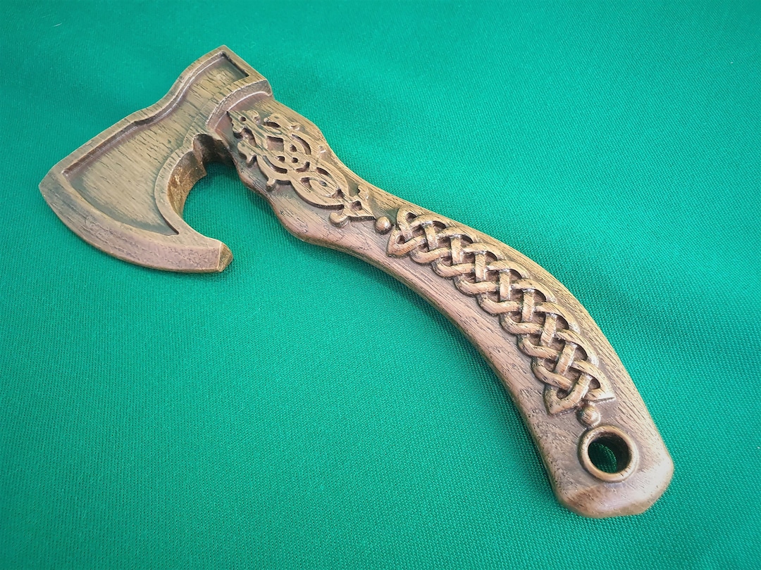 Odin Axe Made of Oak, Viking Decor Scandinavian, Norse Mythology - Etsy