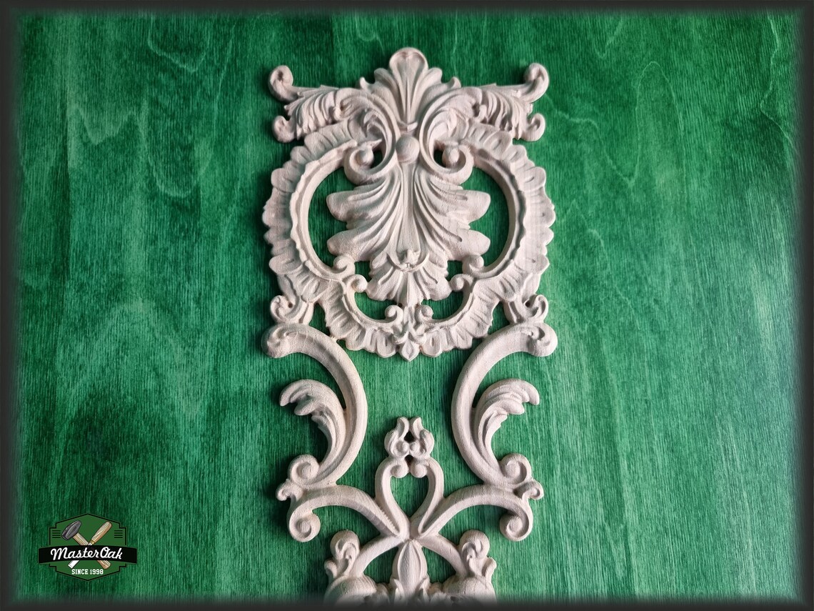 Ornate Carved Wood Appliques for Fireplace Unpainted Carved - Etsy