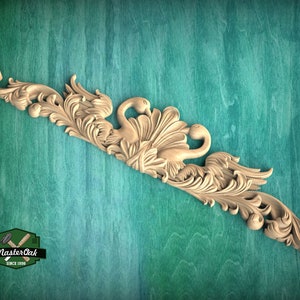 Romantic Swans Wood Carving, Symmetrical Love Design, 1pc, Unpainted ...