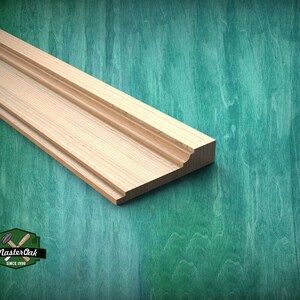 Stepped Profile Wood Molding - Elegant and Versatile Trim, 40" Wood ...