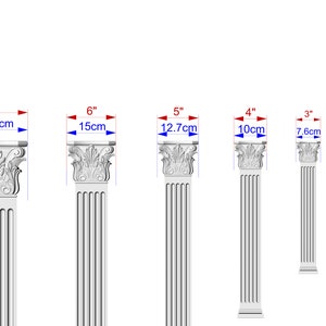 Neoclassical Elegance Wooden Pilaster, Classical Wood Ionic Pilaster ...