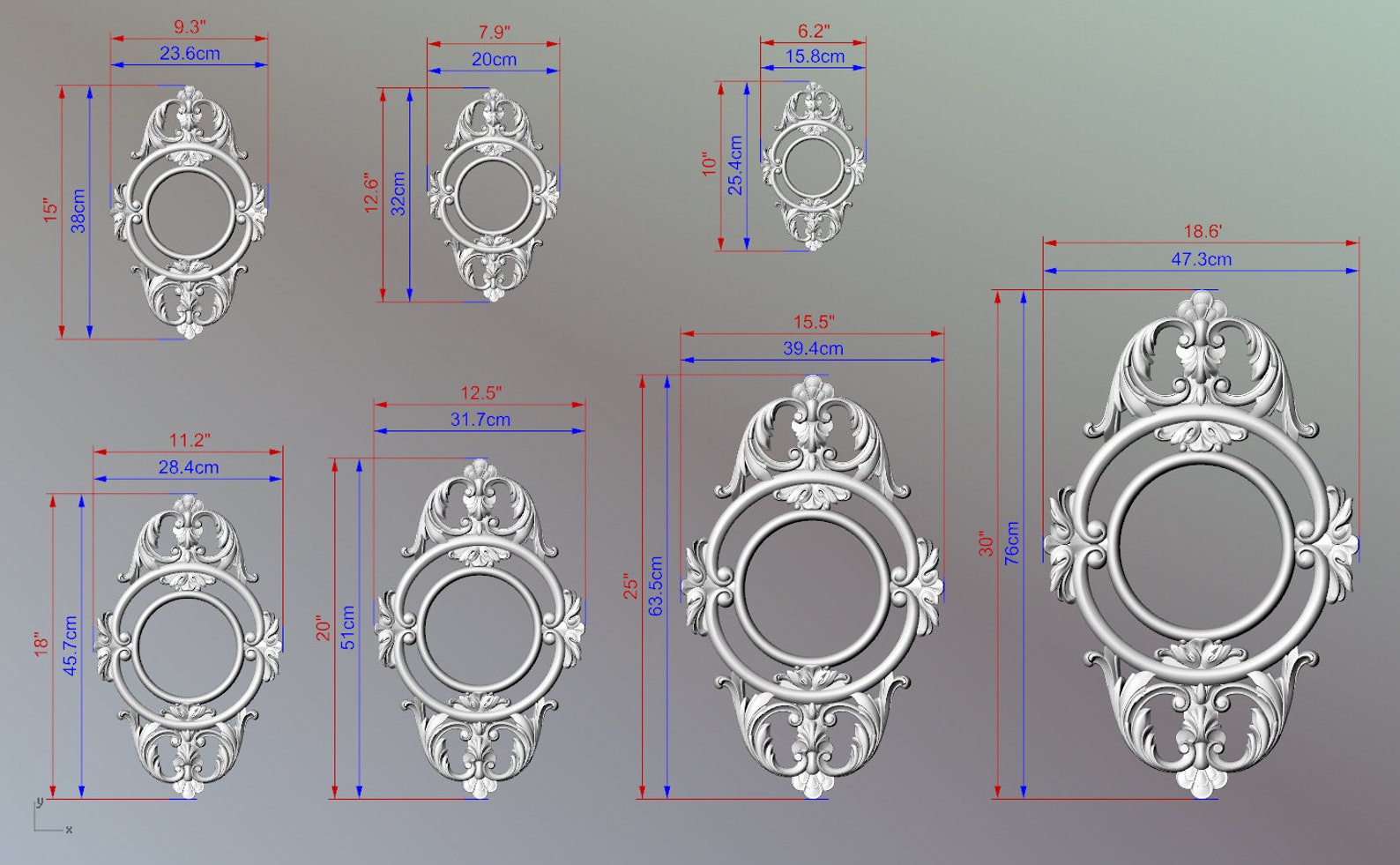 Large Onlay Arched Wooden Center Door Decor Millwork - Etsy