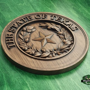 The Great Seal of the State of TEXAS, Coat of Arms of the TEXAS State ...