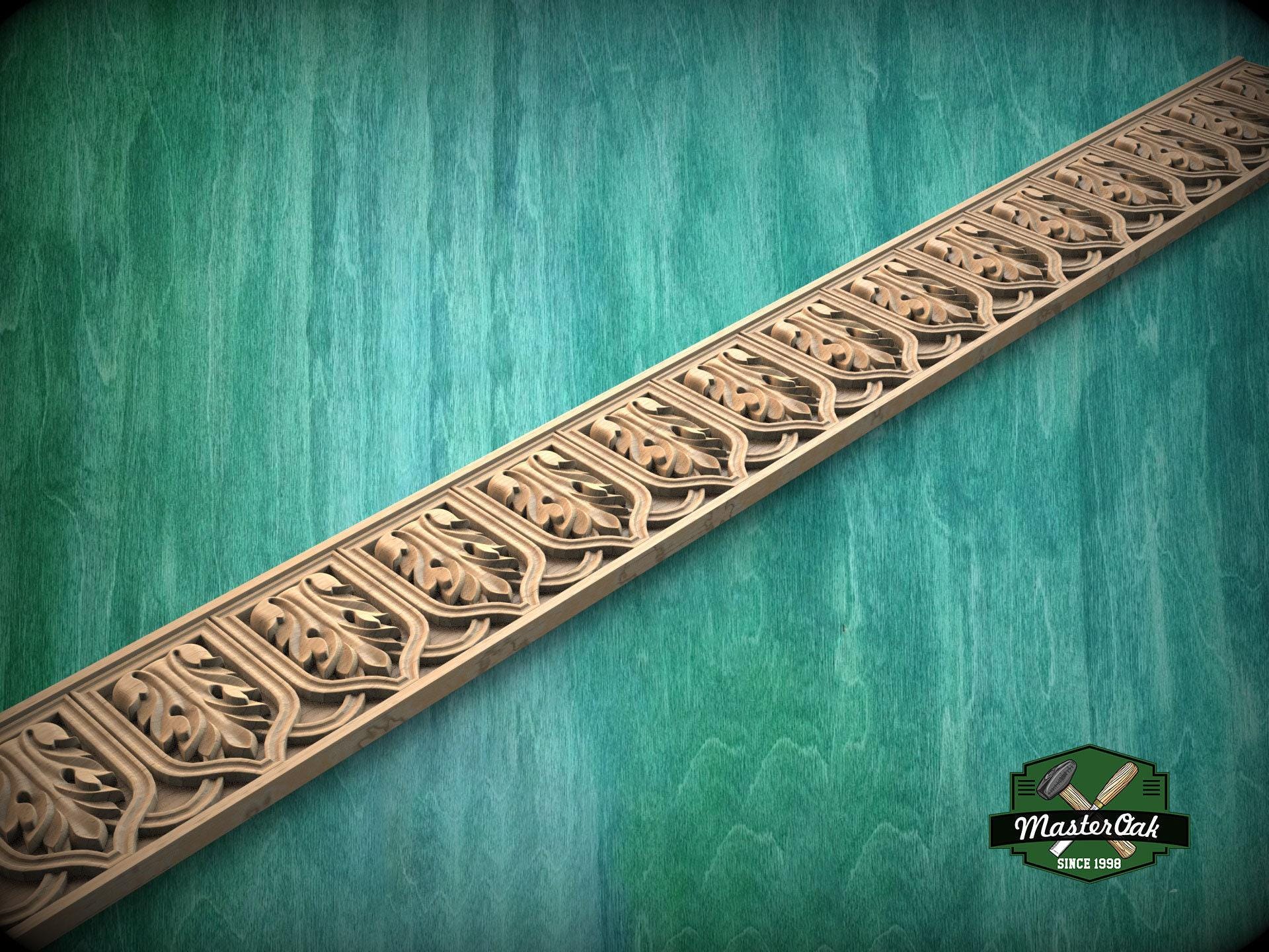 Gothic Flipping Moulding - Medieval Pattern, 40", 1 Pc, Unpainted ...