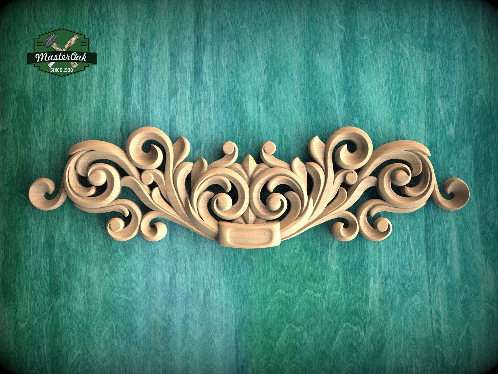 Decorative Scroll Crest With Curved Motif for Furniture Tops - Etsy