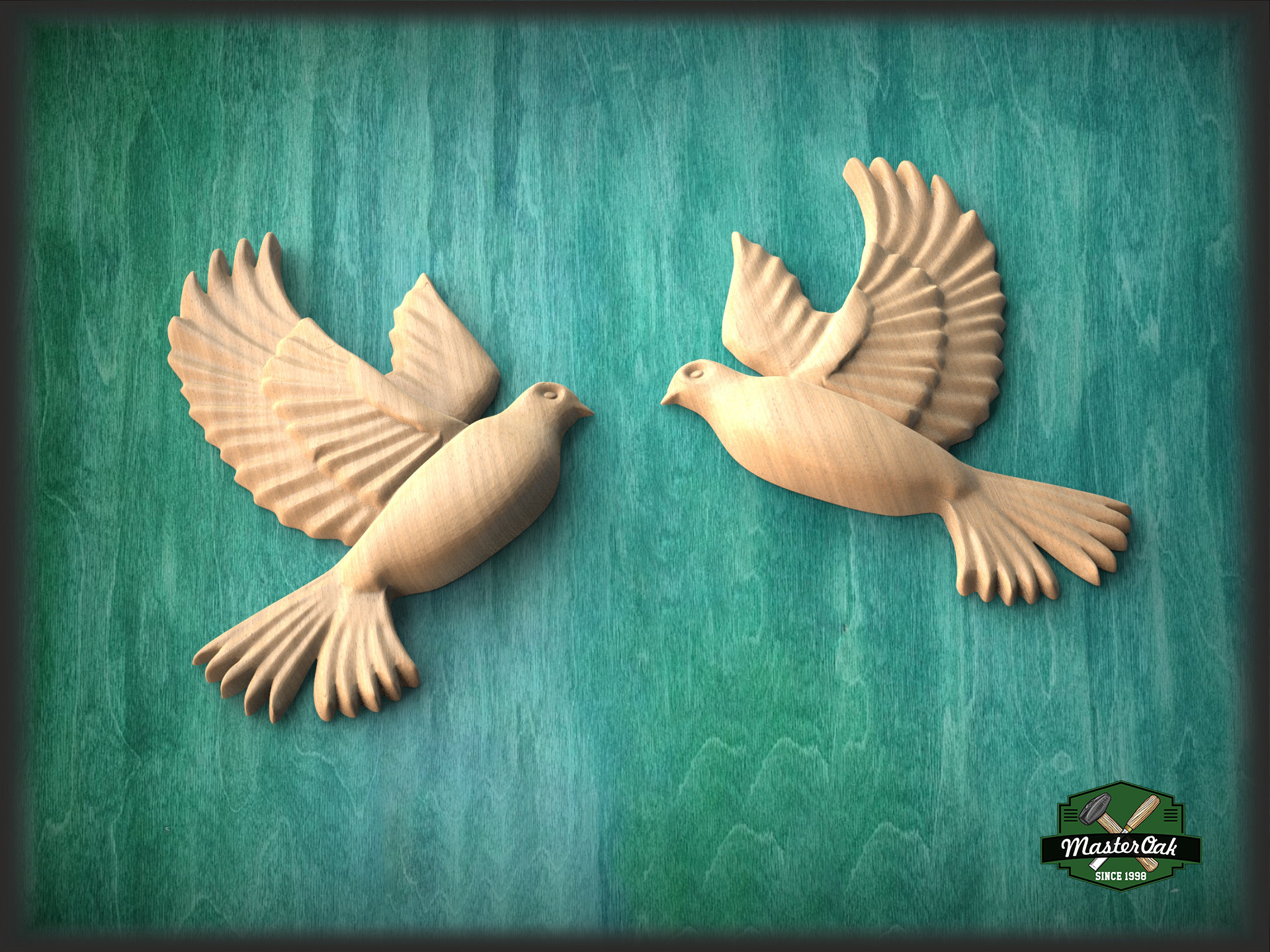 Two Doves Wooden Wall Decor Unfinished Carved Bird Wedding - Etsy