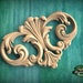 Grand Sweeping Scrolls Wood Carving Ornate Home Accent, Opulent Wood ...