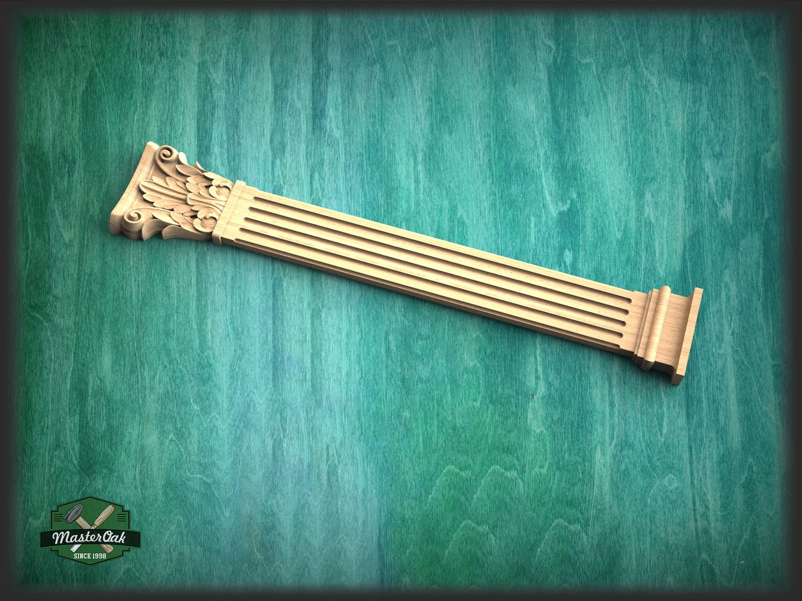Corinthian Pilaster Column Classic Flute Ionic Carved Wood - Etsy