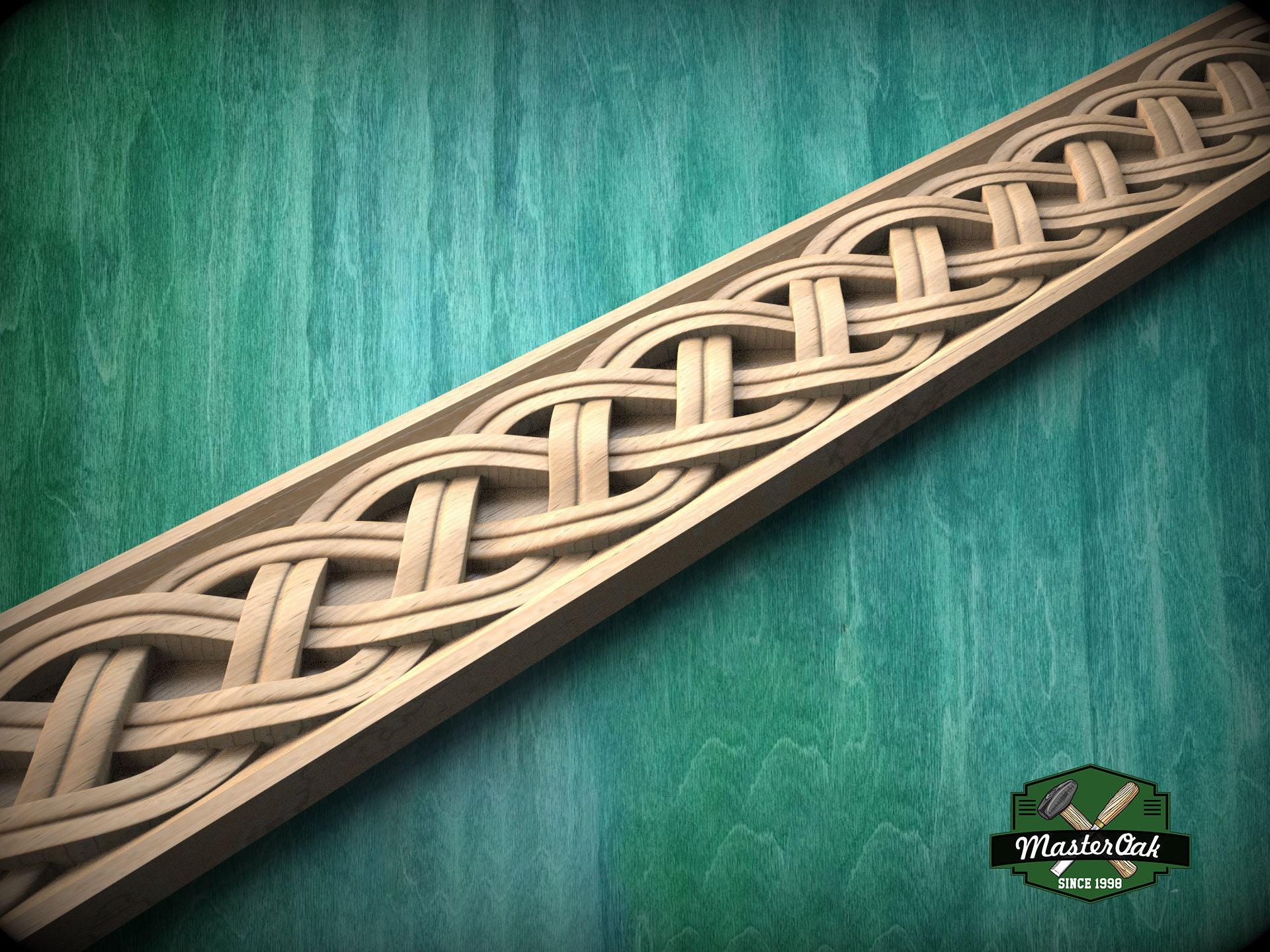 Elegant Celtic Double Weave Wood Moulding – Timeless Inspiration and ...