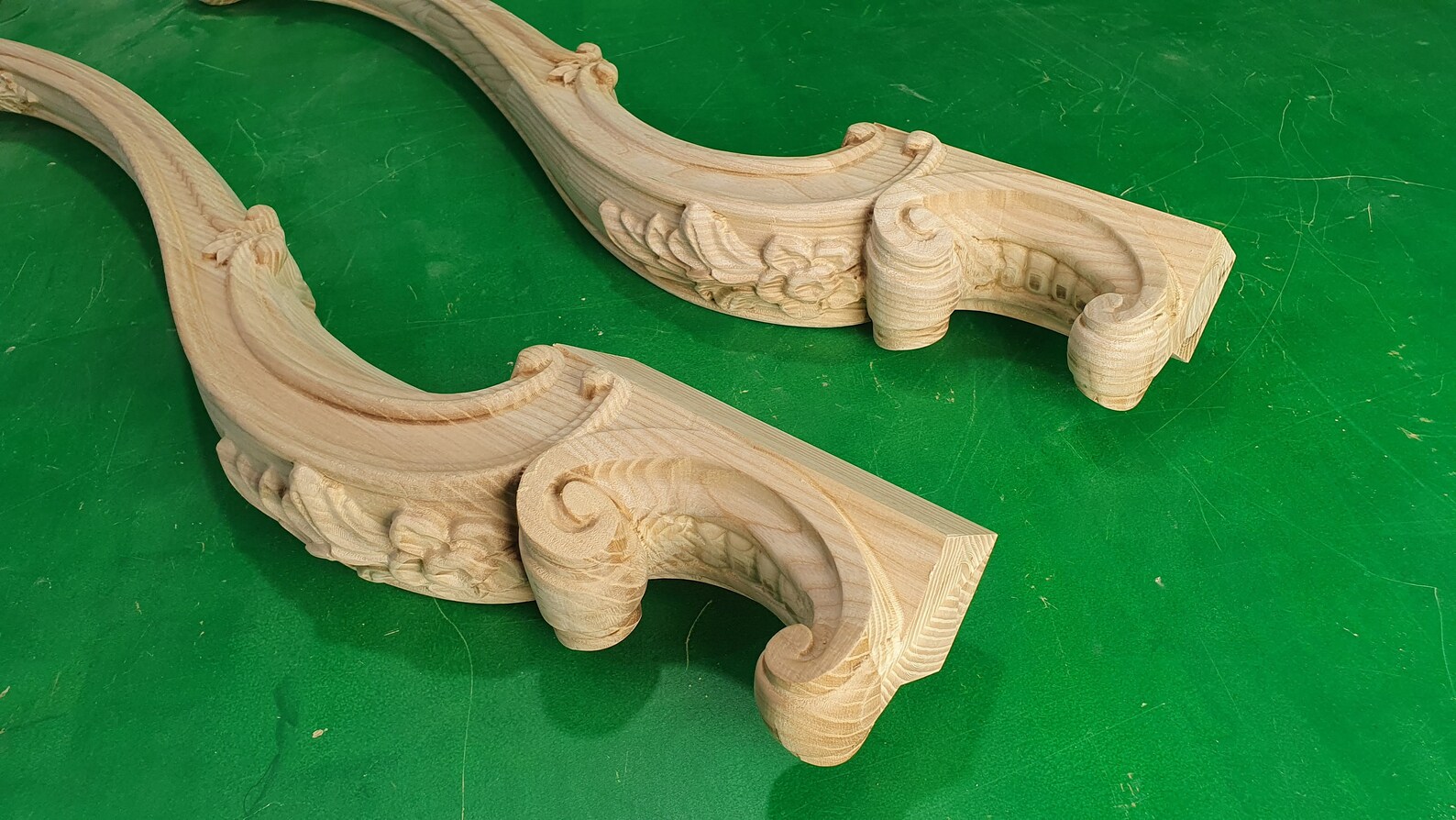 Beautiful Carved Cabriole Legs 29.5 Inch Set of 2pc for the | Etsy