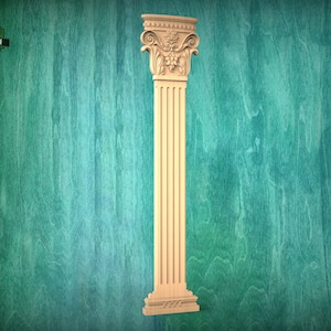 Classic Pilaster of Wood, Antique Style Decorative Wooden Pilaster ...