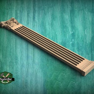 Neoclassical Elegance Wooden Pilaster, Classical Wood Ionic Pilaster ...