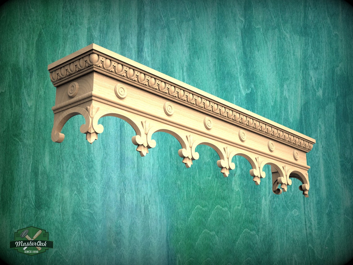 Wooden Window Valance Cornice Board Baroque Pelmet Antique - Etsy