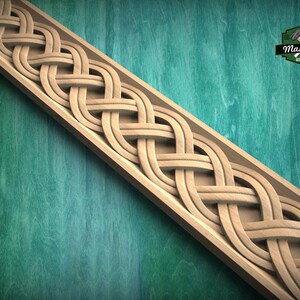 Elegant Celtic Double Weave Wood Moulding – Timeless Inspiration and ...