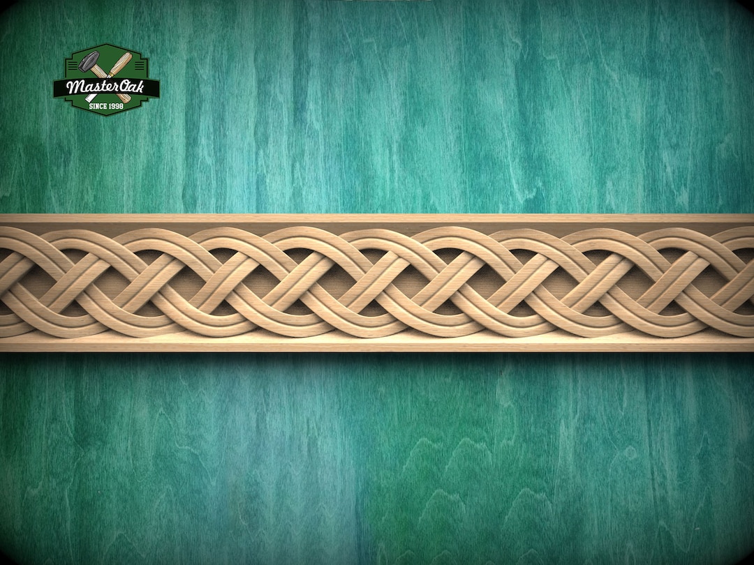 Elegant Celtic Double Weave Wood Moulding – Timeless Inspiration and ...