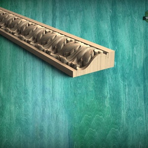 Antique Style Interior Moulding From Wood, 40" Classical Wood Cabinet ...