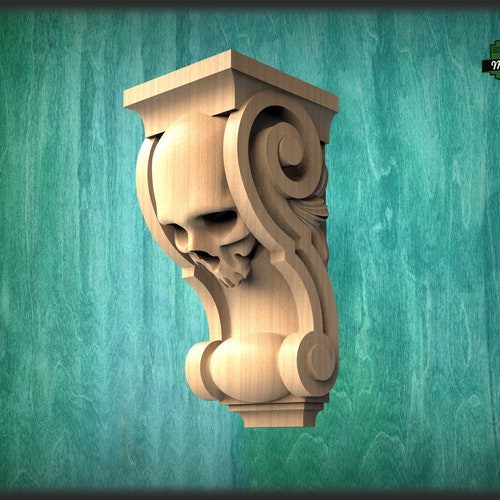 Corbel Mermaid of Wood Unpainted Decorative Carved Wooden - Etsy Australia