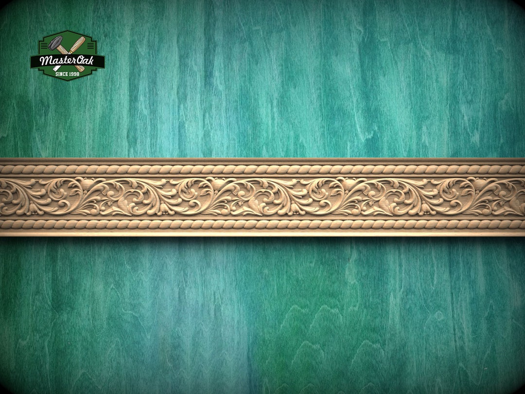 Renaissance Foliate Scroll Molding - Artistic Wood Decor, 40", 1 Pc ...