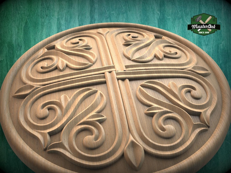 Cross My Heart: Ornate Fleur-de-lis Wooden Rosette, 1 Pc, Unpainted ...