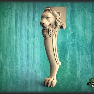 Table Leg Antique Style With Lion Head and Paw, 1 Piece - Etsy