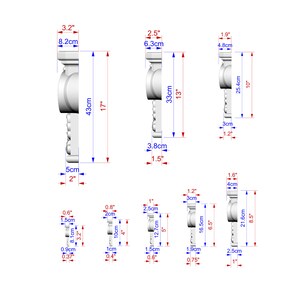 Elegant Ionic Wooden Column Capital, Carved Wooden Capital, 1 Piece ...