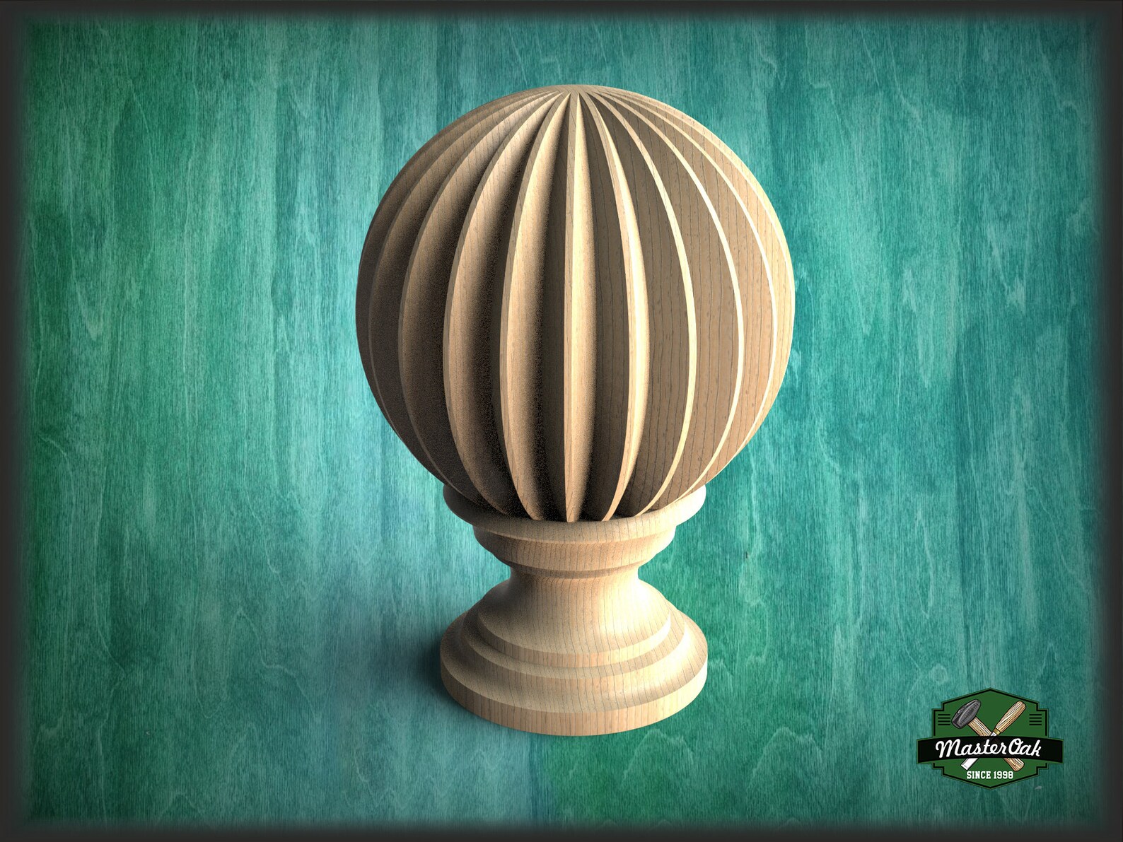 Architectural Wooden Onion Railing Post Topper - Etsy