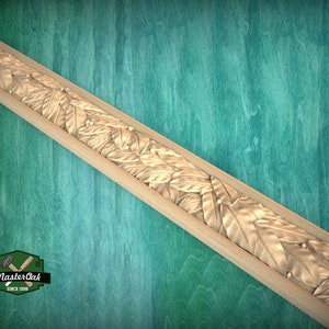 Lush Laurel Leaf Garland Molding - Elegant Natural Decor, 40" Symbolic ...