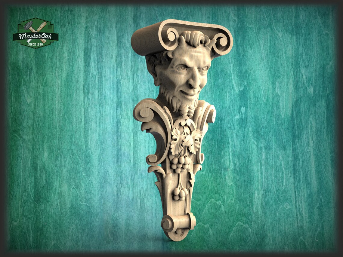 Mephistopheles Corbel of Wood Gothic Corbel Devil Corbel - Etsy