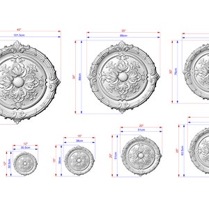 Intricately Carved Wooden Rosette With Classic Foliage Motifs ...