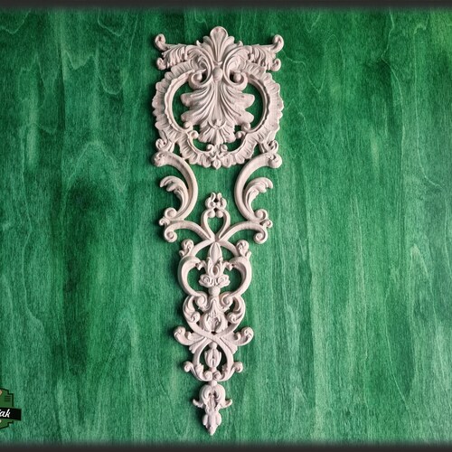 Ornate Carved Wood Appliques for Fireplace Unpainted Carved - Etsy