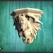 Corbel Mermaid of Wood, Unpainted, Decorative Carved Wooden Corbel, 1pc ...