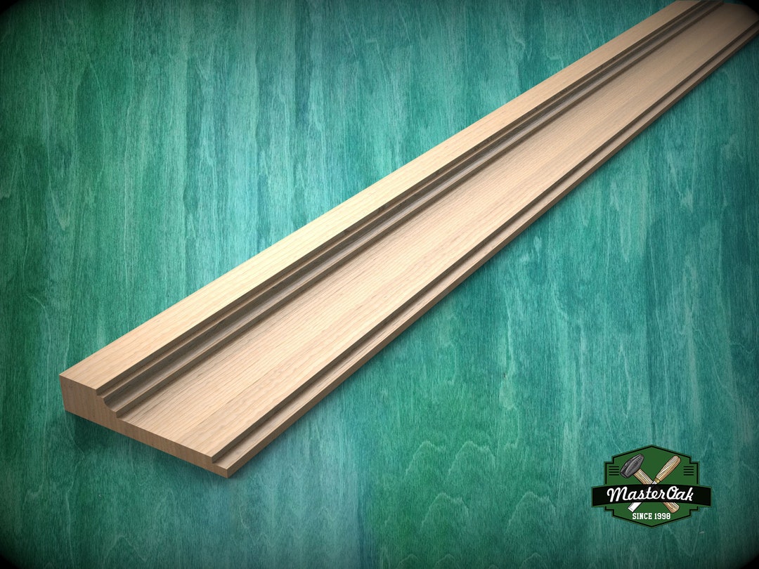 Stepped Profile Wood Molding - Elegant and Versatile Trim, 40" Wood ...