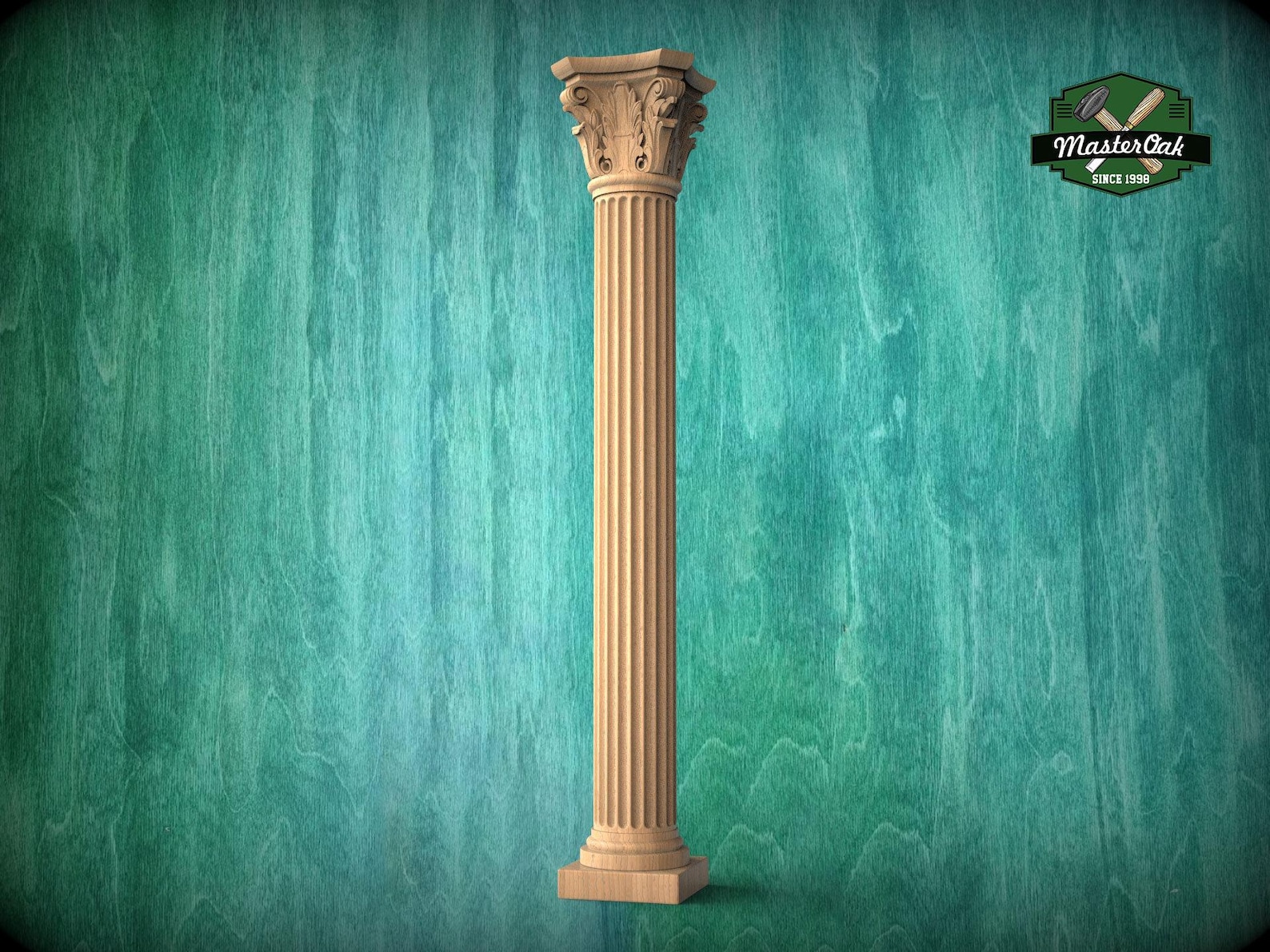 The Elegant Wooden Ionic Column, Ionic Wood Column for Architectural ...